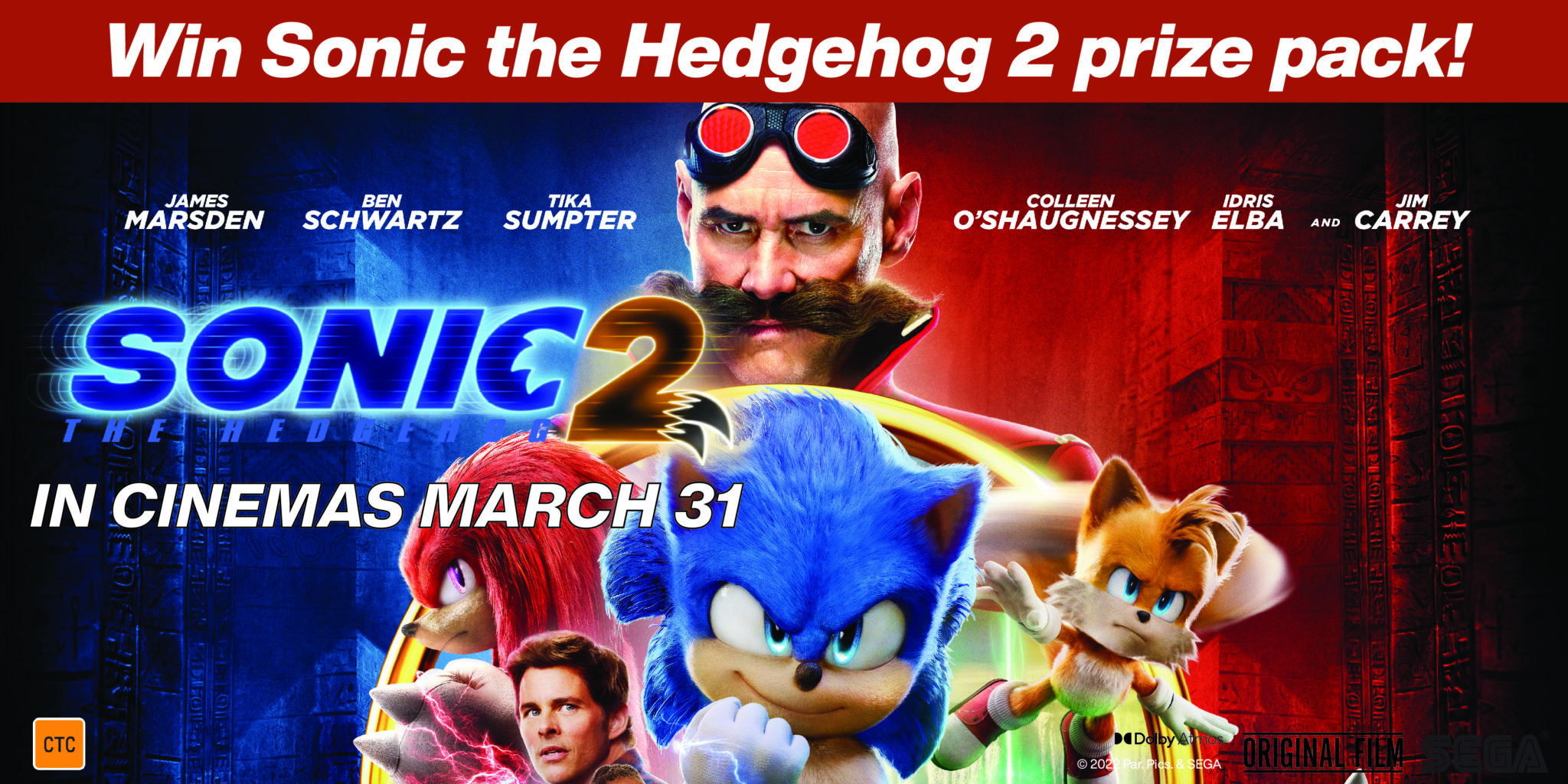 Win Merch & Movie Tickets To 'Sonic 2'! - Supanova Comic Con & Gaming